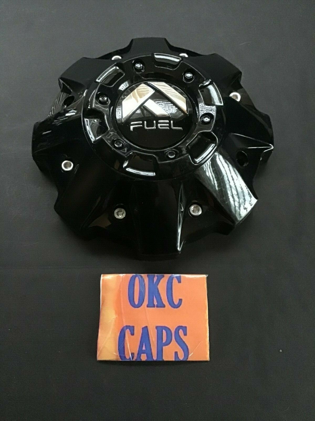 FUEL Center Cap (SINGLE) CAPM-542-M447 GLOSS BLACK W/ EXT. RING | eBay