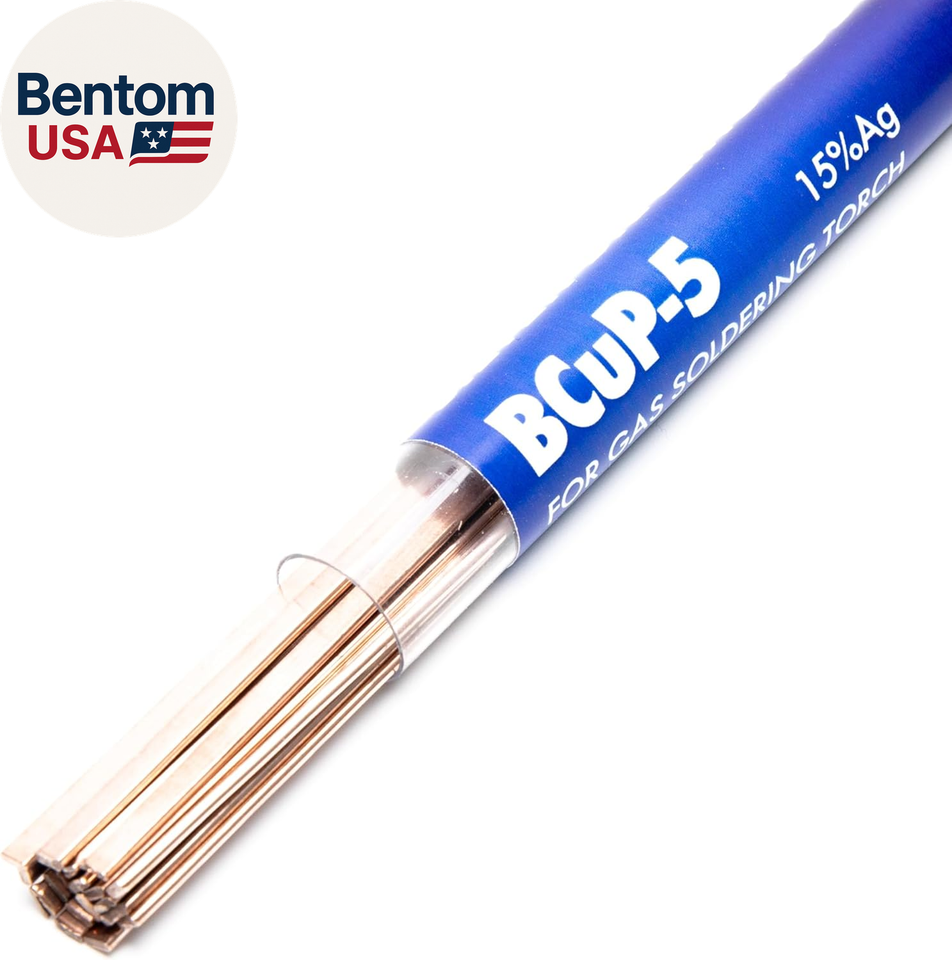 20 Sticks Brazing Rods Bcup-5 15% Silver Solder Phos Copper Brazing ...