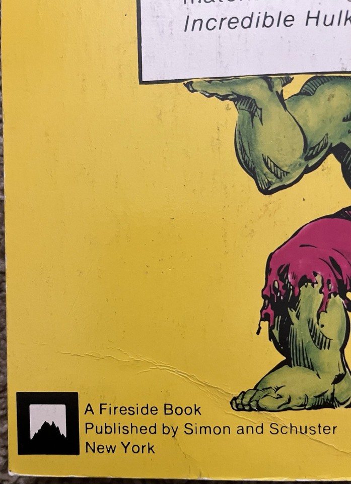 FIRESIDE BOOKS THE INCREDIBLE HULK By STAN LEE JACK KIRBY - 1978 TPB/GN ...