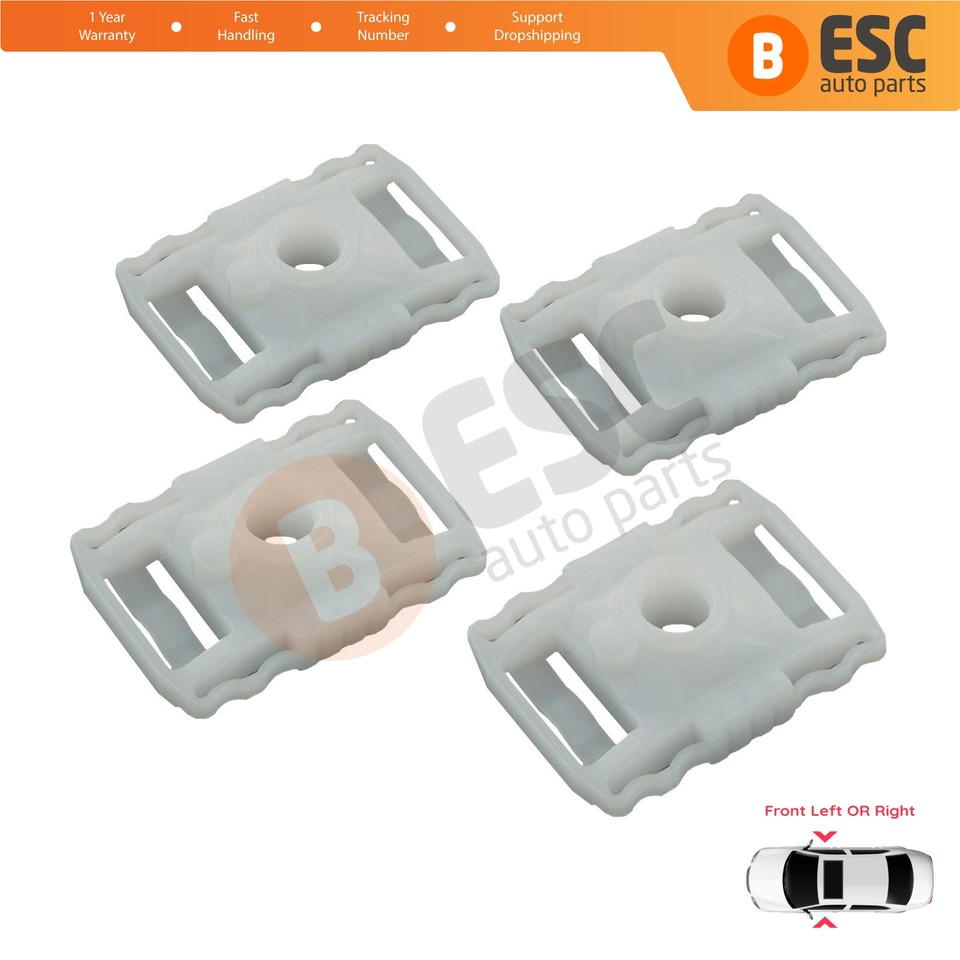 4x Window Regulator Sliding Pivot Clips for Renault Fluence, Renault ...