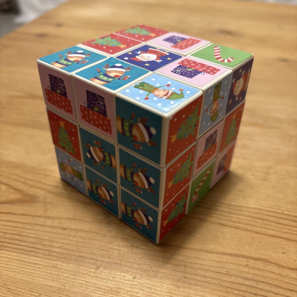 Christmas Rubix Cube Puzzle Toy | eBay UK
