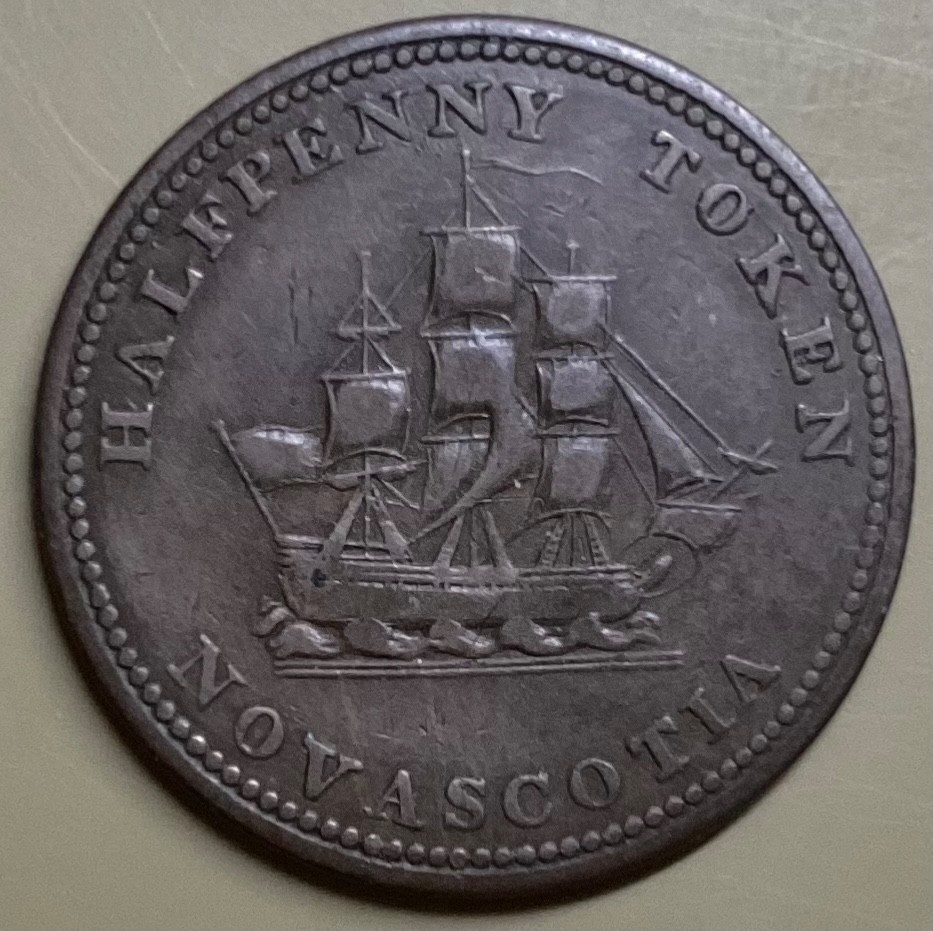 1815 NS-11A3 Nova Scotia Canada Canadian Token Starr &. Shannon Halifax ...