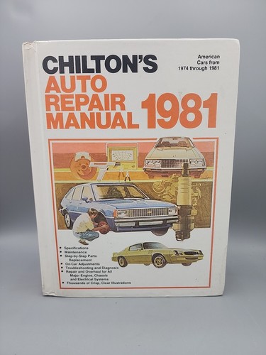1974-1981 Chiltons Auto Repair Service Manual Include CORVETTE MALIBU ...