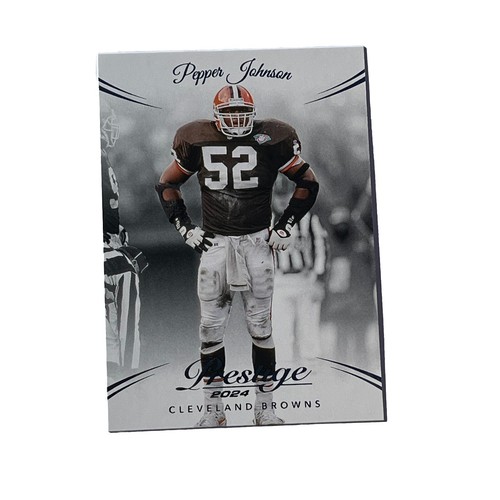 2024 Prestige Football Card #74 Pepper Johnson, Cleveland Browns | eBay