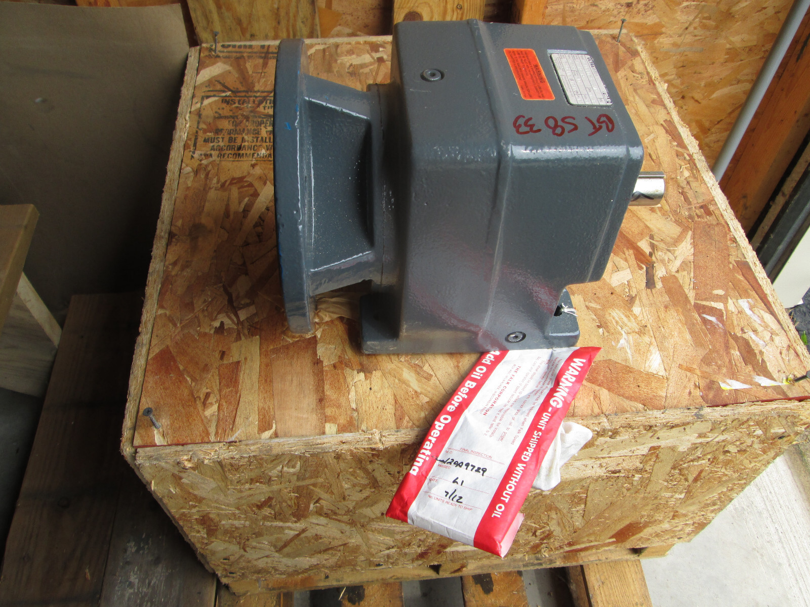 ULTRAMITE/ FALK 06UCBN2A3.2A1D RATIO 3.248 FRAME 210 @ 1750rpm **NEW ...