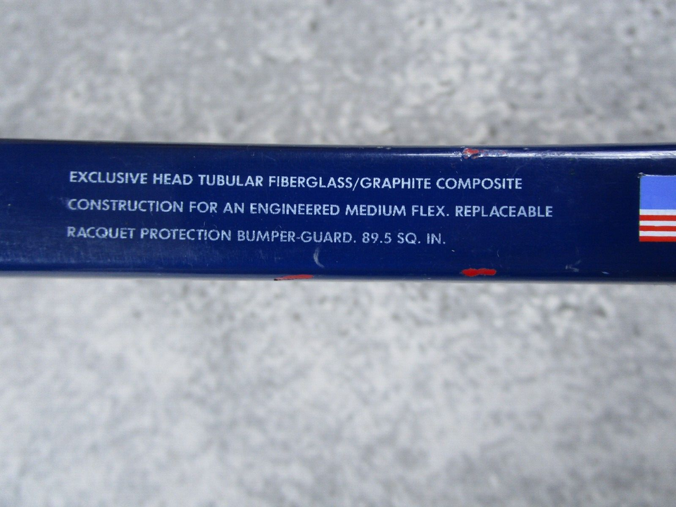 HEAD Special Edition Pro Tennis Racquet Red/Blue Grip 4 1/2" Racket USA ...