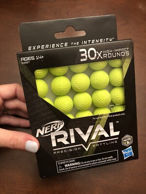 NERF RIVAL 30x High-impact Rounds E3397 Precision Battling Refill Foam ...