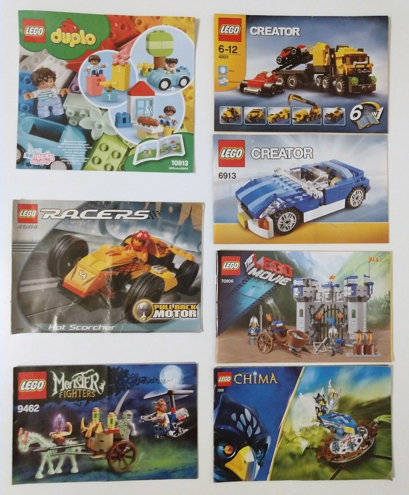 LEGO Instruction Booklet Sheet Manual bundle lot | eBay