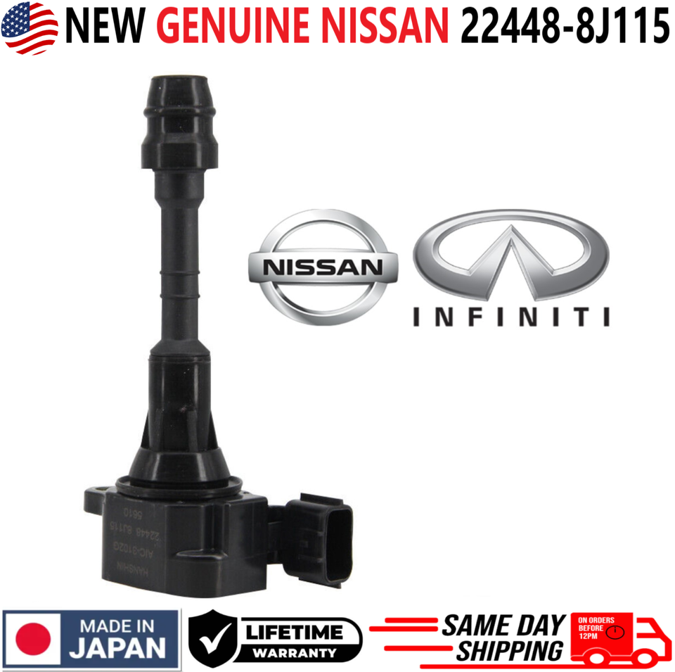 GENUINE NISSAN x1 Ignition Coil For 2001-2019 Nissan & Infiniti V6 ...