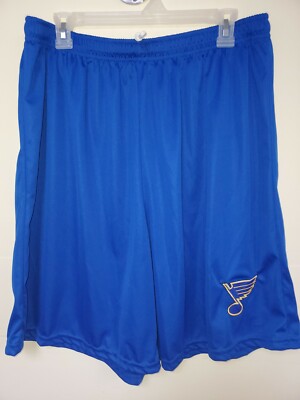 0724 Mens ST LOUIS BLUES Polyester Jersey SHORTS W/Pockets ROYAL New | eBay