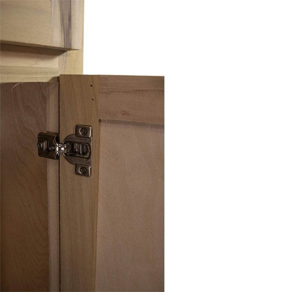 Kitchen Base Cabinet | Unfinished Poplar | Shaker Style | 33" | eBay