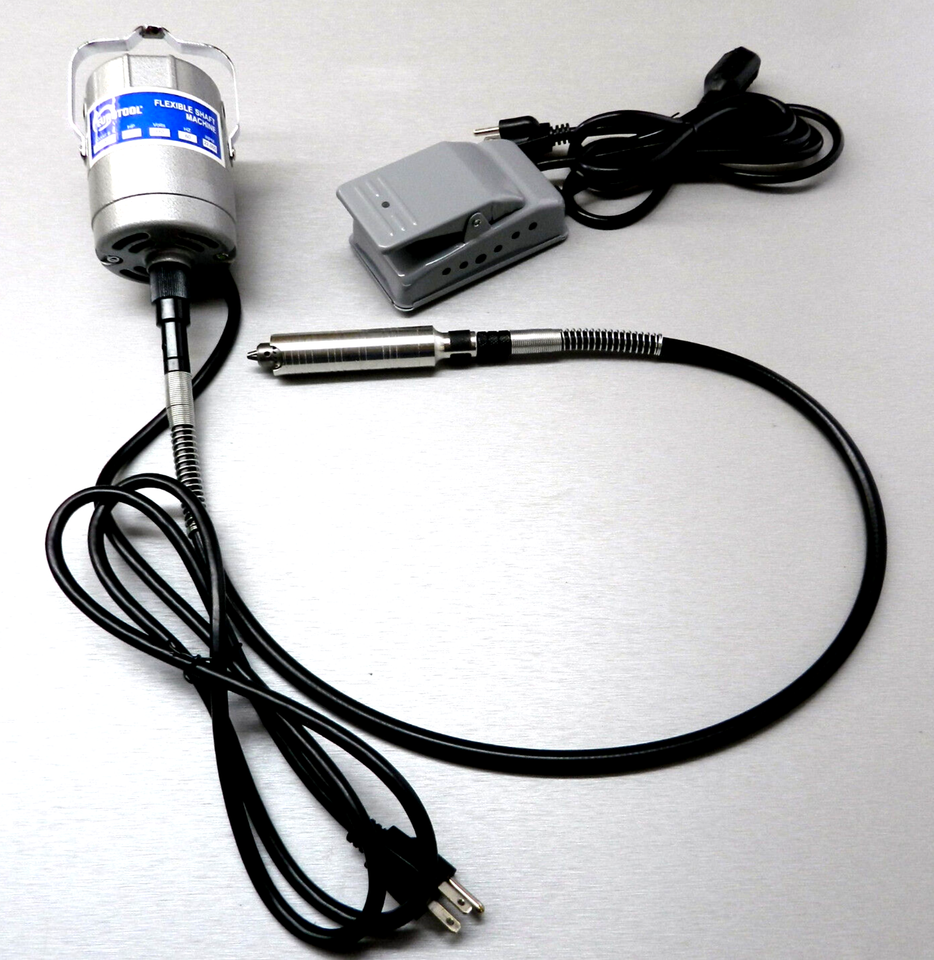 Flexshaft Motor Hanging Flexible Shaft Machine Kit 1/4hp 110v Jewelry ...