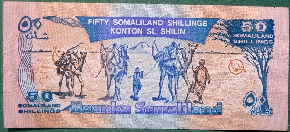 SOMALILAND 50 SHILLINGS UNC NOTE FROM 1994, P 4 | eBay