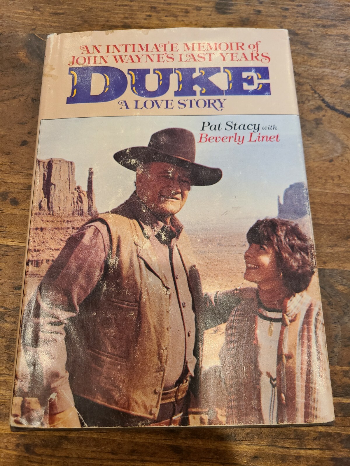 VINTAGE 1983 BOOK DUKE A LOVE STORY BY PAT STACY JOHN WAYNE'S LAST ...