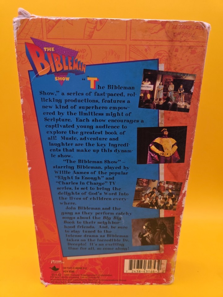 The Bibleman Show VHS Big Big Book 1995 Pamplin RARE | eBay