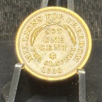 1860 Abraham Lincoln Freedom Campaign Token | eBay