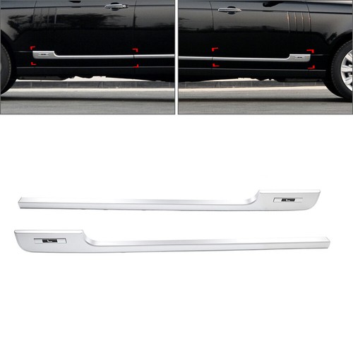 Front Door Side Cladding Molding Trim Silver For Land Rover Range Rover ...