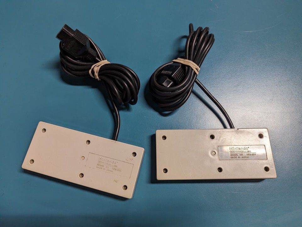 2 Lot OEM Authentic Nintendo Original NES Controller NES-004 Tested AND ...