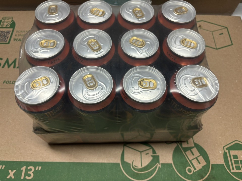 Java Monster Nitro Cold Brew Latte, Coffee + Energy Drink, 13.5 OZ (12 ...