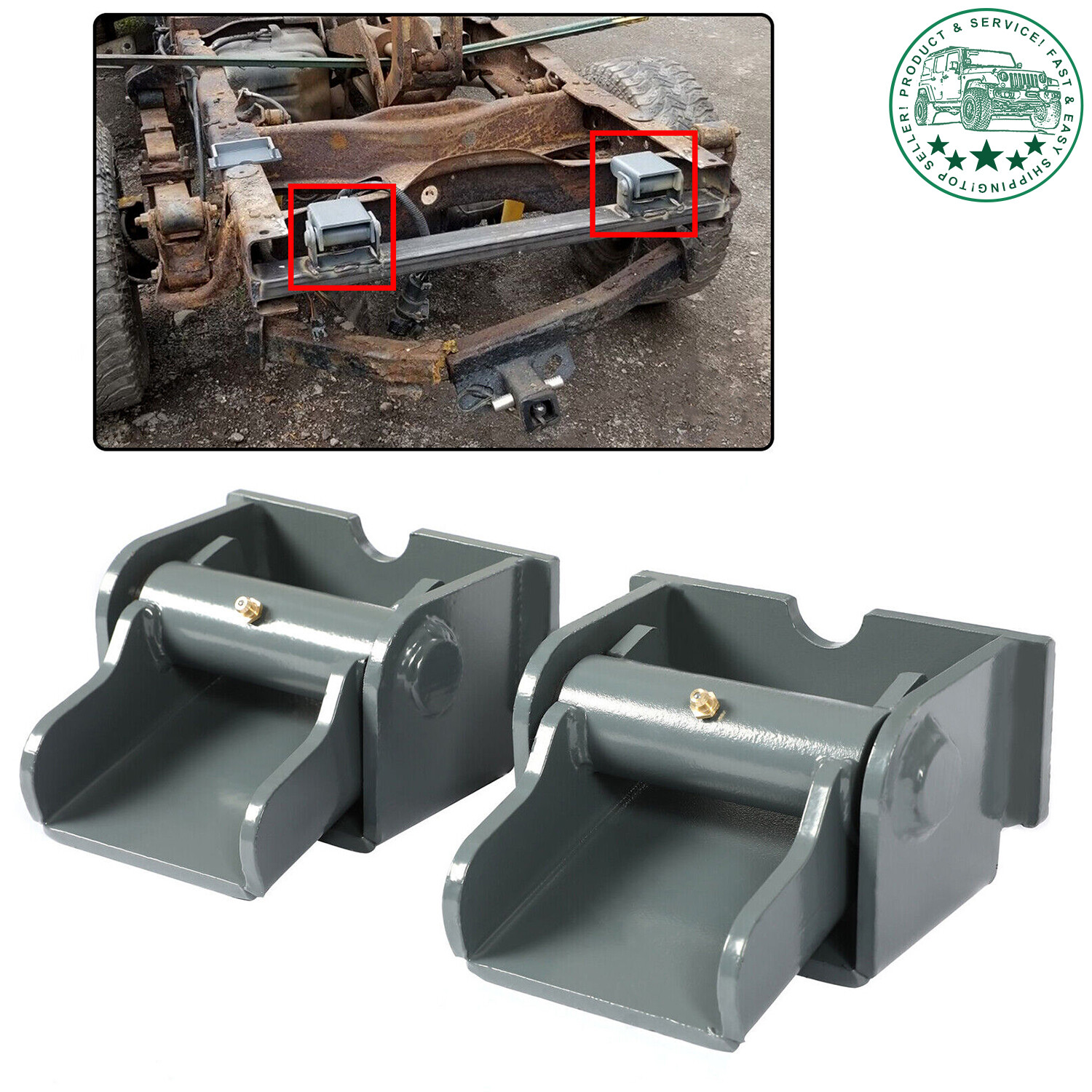 2 Dump Truck Trailer or Dump Body Hinge Heavy Duty Steel Weld on Solid ...