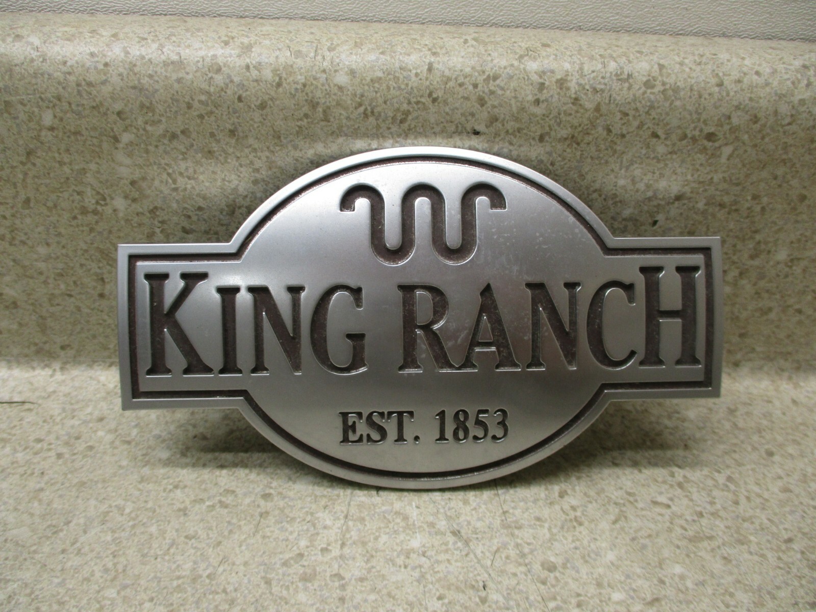 Ford Truck King Ranch Est 1853 Tailgate Emblem Door 5 3/4" X 3 1/4" OEM ...