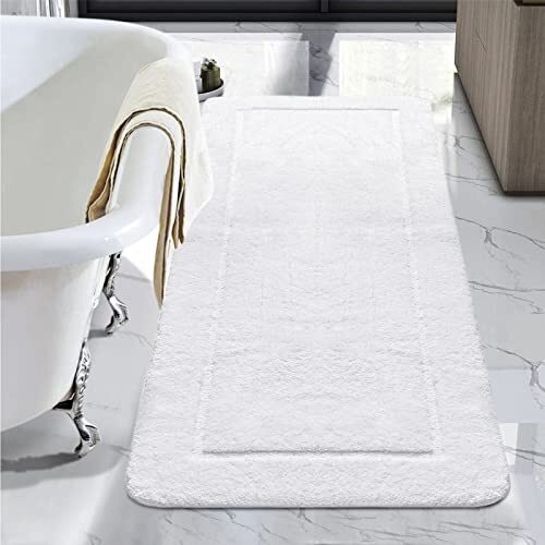 LOCHAS Luminous Non Slip Bathroom Rugs Runner 24 x 48 Inch Extra Soft ...