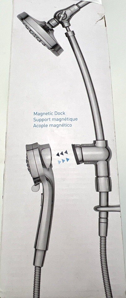 💲Moen 28586 Attract Magnetix 6-Spray DUAL 7" Shower Head & Handshower ...