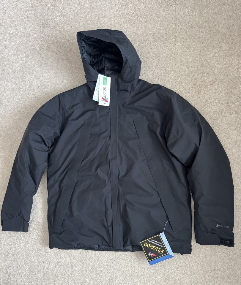 Marmot Greenpoint Featherless Jacket XL Black Winter Warm Insulated ...