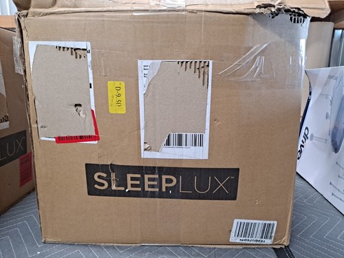 SLEEPLUX Tough Guard Airbed King 22" Built-i AC Pump New open damaged ...