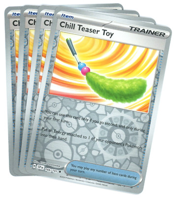 x4 Chill Teaser Toy (Reverse Holo) - Surging Sparks - Pokemon | eBay