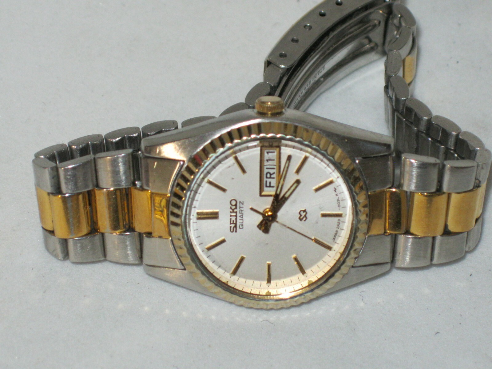 Women's Seiko Two Tone Day/Date Wristwatch | eBay