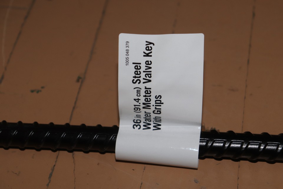 Water Meter Valve Key Solid Steel 36" with Grips 1005 048 379 ...