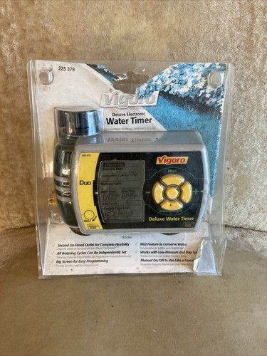 Vigoro Duo Deluxe 6 Cycle Electronic Water Timer 225-379 for sale ...