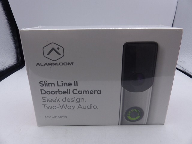 ALARM.COM ADC-VDB105X SLIM LINE II DOORBELL CAMERA TWO-WAY AUDIO for ...