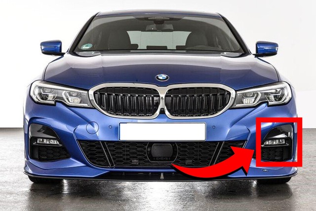 BMW 3 Series G20 G21 Front Left Side Grill Trim Decor PDC Element ...