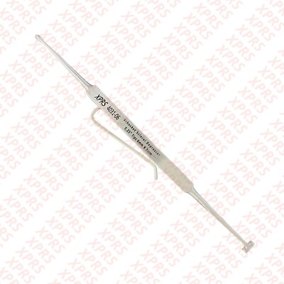 Schocket Scleral Depressor, 5.25", w/ 6 mm wide Bar & 2mm Tear Drop Tip ...