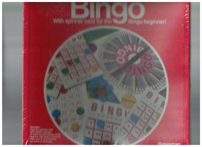 Bingo Pressman 1982 Sealed Game With Spinner Card for the Bingo ...