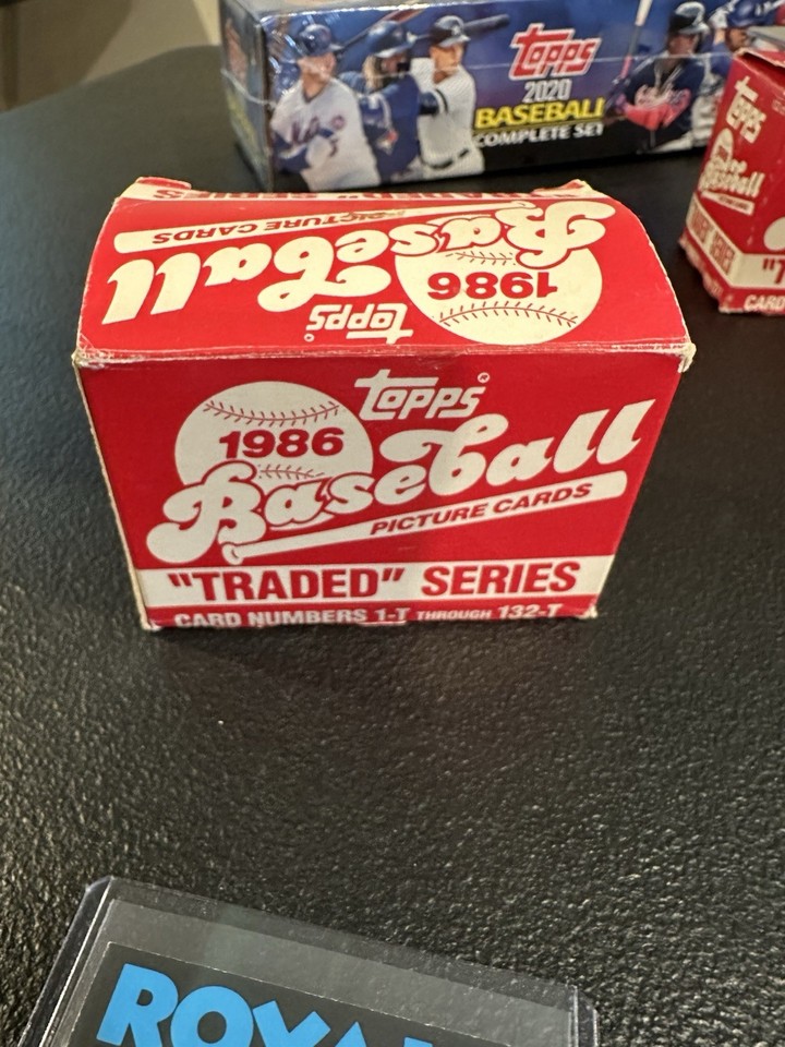 1986 TOPPS TRADED Baseball Factory High Grade Set BONDS & BO JACKSON ...