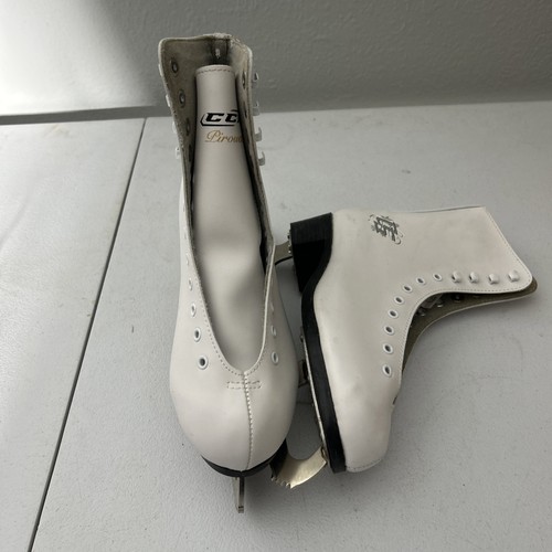 CCM Pirouette skate size 8 USA womens ice figure skates #331 | eBay