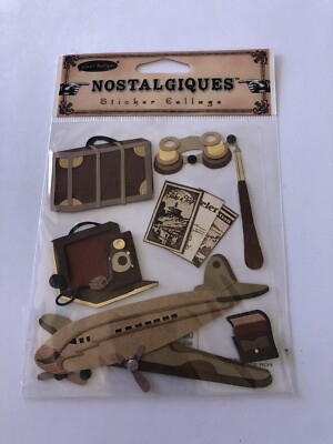 jolees boutique Nostalgiques Scrapbooking stickers “Travel” | eBay