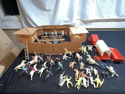 Vintage 1950-60 Marx Fort Apache Western Playset Set | eBay