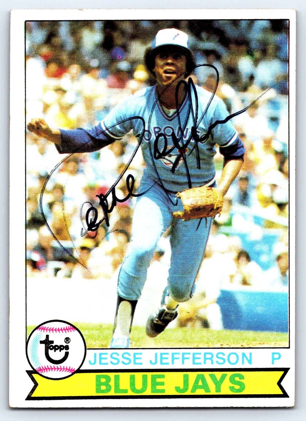 1979 Topps Jesse Jefferson #221 Autograph / Signed in person Toronto ...