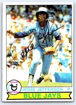 1979 Topps Jesse Jefferson #221 Autograph / Signed in person Toronto ...