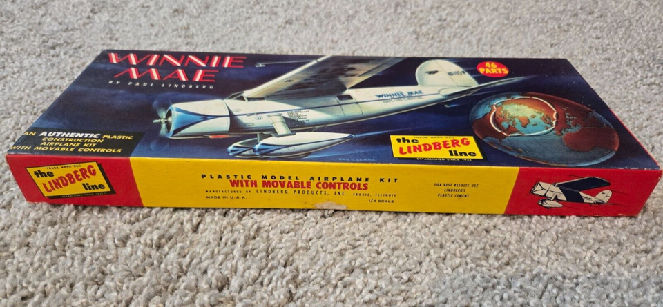 Lindberg Winnie Mae Lockheed Vega 1/4 Scale Plastic Model Kit 533 98 | eBay