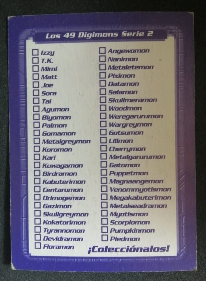DIGIMON TK Trading Card Game COCA COLA PERU 2001 SERIE 2 Takeru Takaishi Angemon | eBay