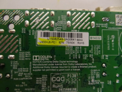 Proscan PLDED4016A-B Main Board V400HJ6-PE1 U15082549 | eBay