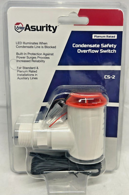 Asurity Condensate Safety Overflow Switch (CS-2) *New | eBay