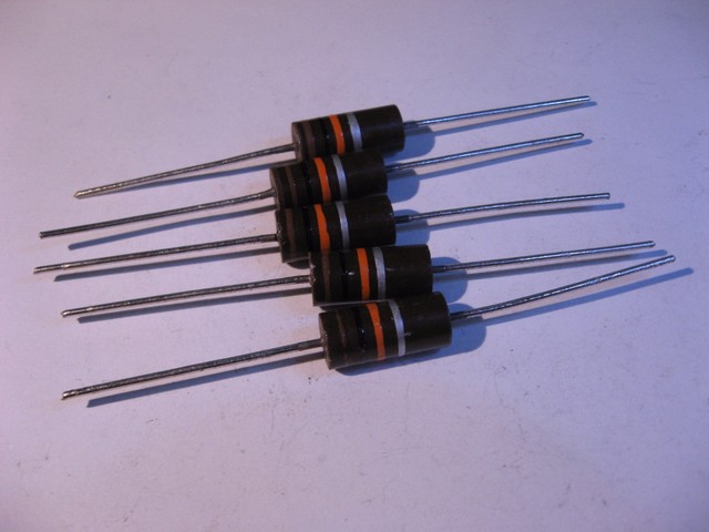 Resistor 2W 10K 10000 Ohm 10% Carbon Composition - NOS Qty 5 | eBay