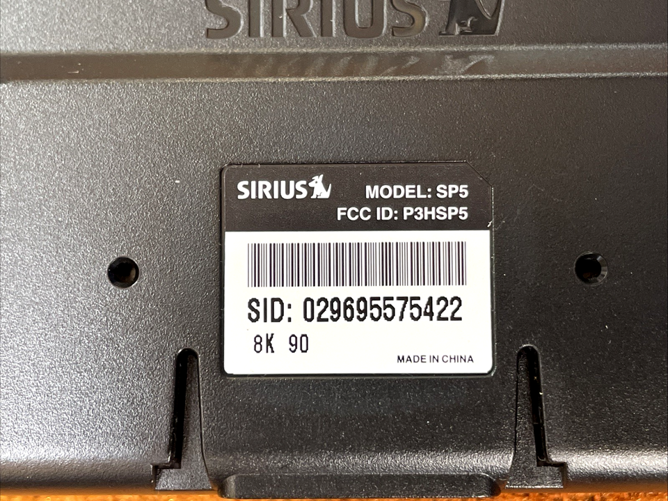 Sirius SUBX2 Portable Boombox w/ SP5 Satellite Radio Receiver | eBay