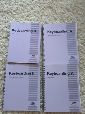 Abeka Keyboarding A & B Home Supervisor Materials Daily Lessons Not ...